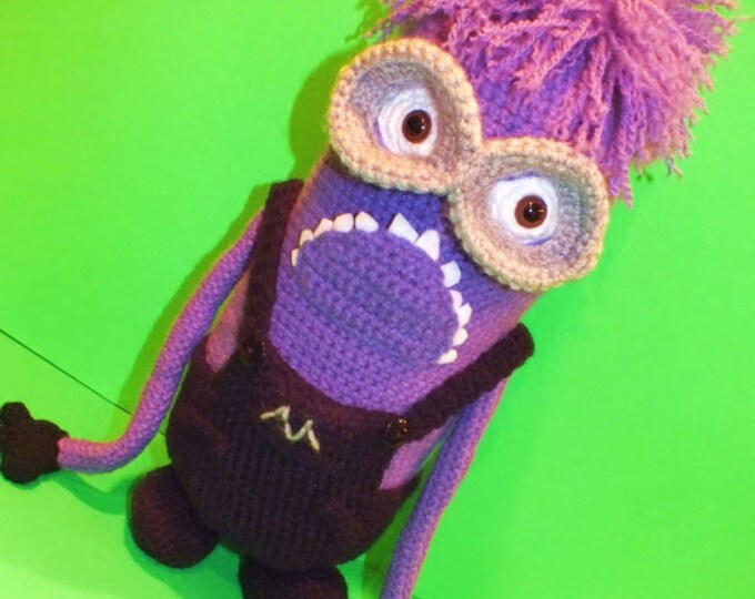 Wacky Purple Minion - Etsy