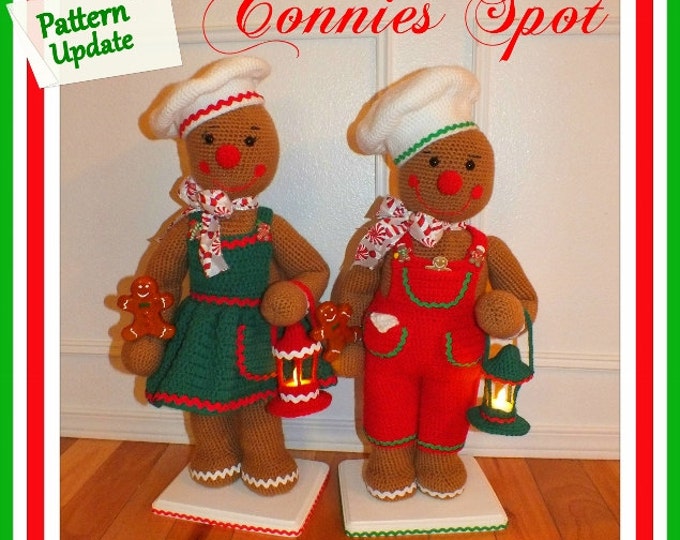 Chip & Cookie Christmas Gingerbread Doll Pattern© Updated!! - Etsy