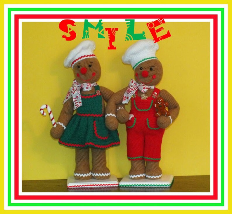 Chip & Cookie Christmas Gingerbread Doll Pattern© Updated!! - Etsy