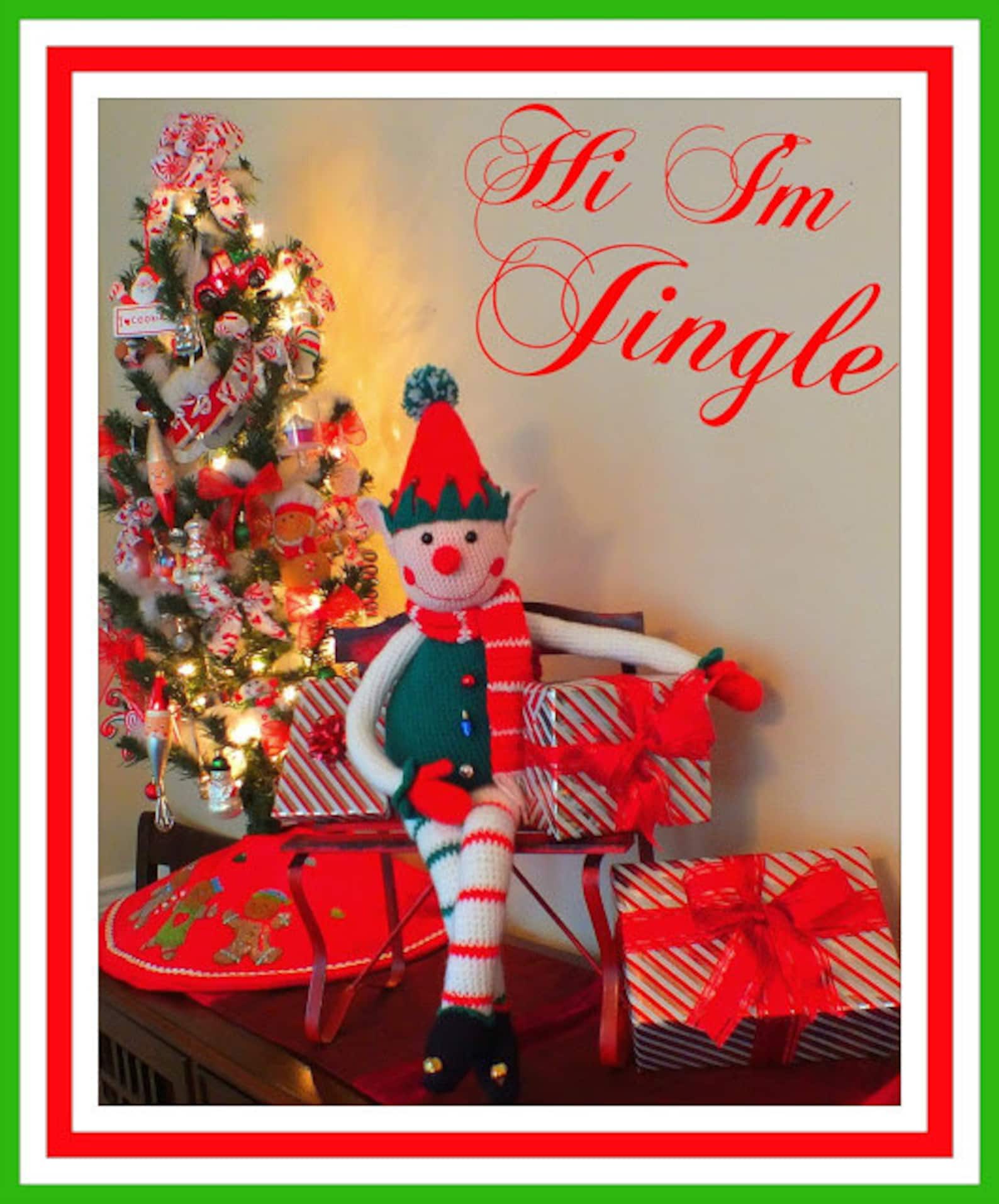 Jingle the Christmas Elf Crochet Doll Pattern© - Etsy