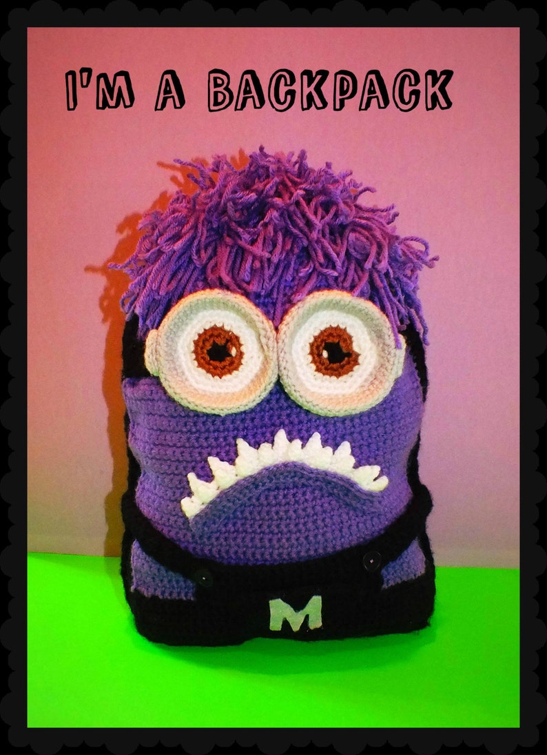 Minion Monster Inspired Backpack & Purse Pattern© - Etsy