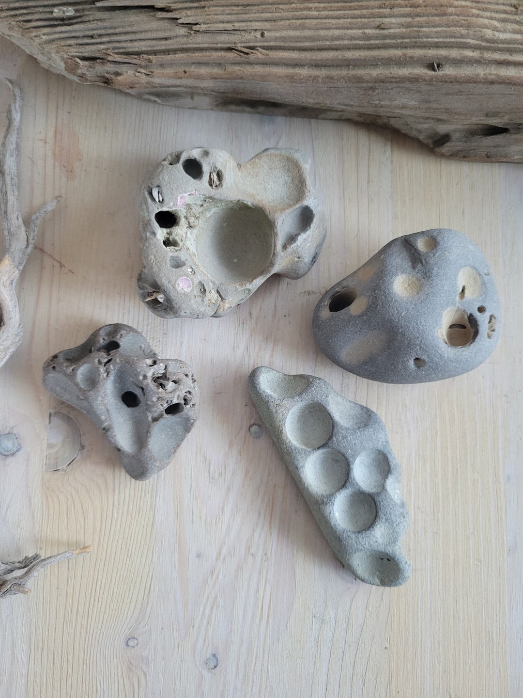 Hagstone Beach Holey Stone, Healing Stone, Unique Beach Stone, Holey ...