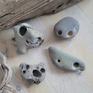 Hagstone Beach Holey Stone, Healing Stone, Unique Beach Stone, Holey ...