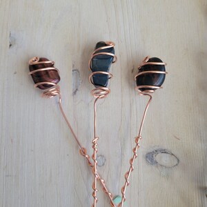 Plant Stake, Plant Décor, Gemstone Plant Stake, Plant Accessory ...