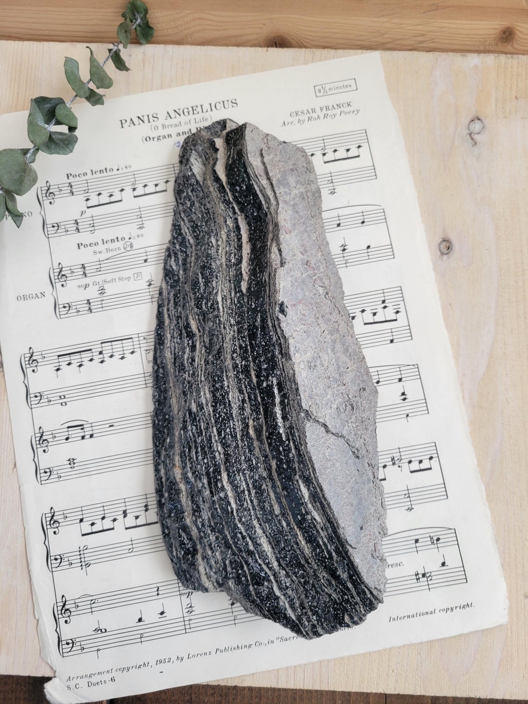 Obsidian, Raw Obsidian Stone, Unique Large Black Obsidian Rock W/ Grey ...