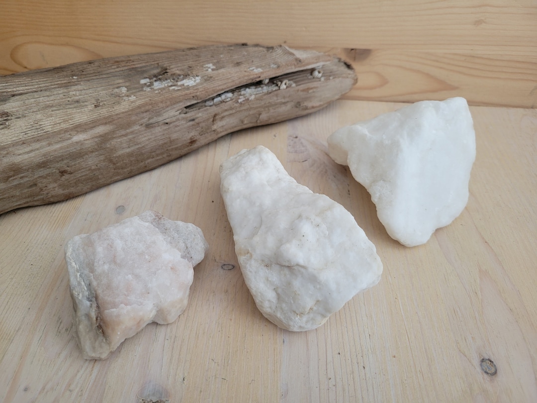 Gypsum Mineral Unpolished, Raw Gypsum, Solid White, Crystal, Raw Gypsum ...