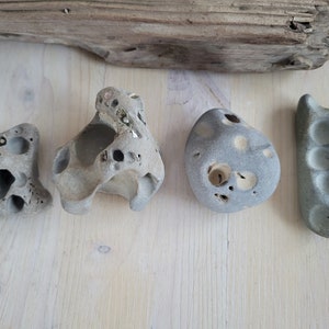 Hagstone Beach Holey Stone, Healing Stone, Unique Beach Stone, Holey ...