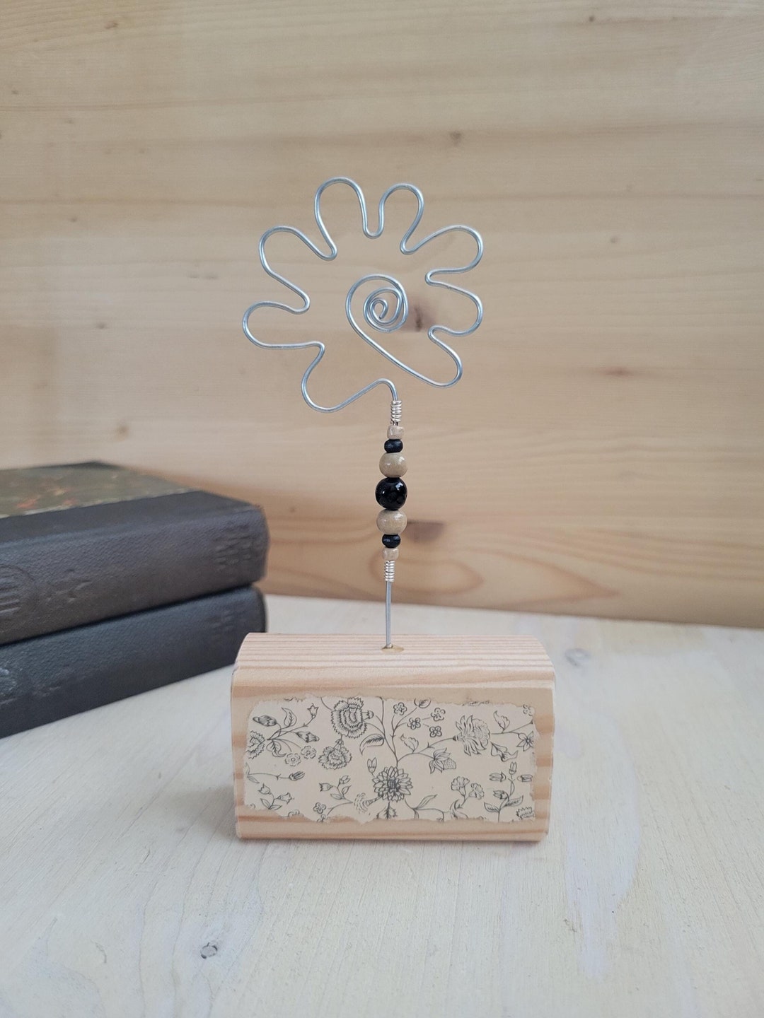 Flower Design Picture Holder, Note Holder, Card Holder, Photo Stand ...