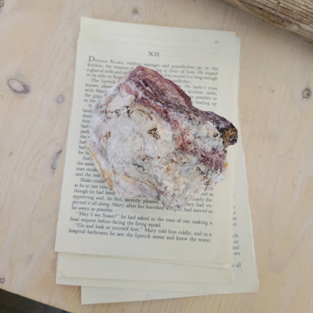 Gypsum Mineral Unpolished, Raw Gypsum, Red and Yellow, Crystal, Raw ...