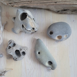 Hagstone Beach Holey Stone, Healing Stone, Unique Beach Stone, Holey ...