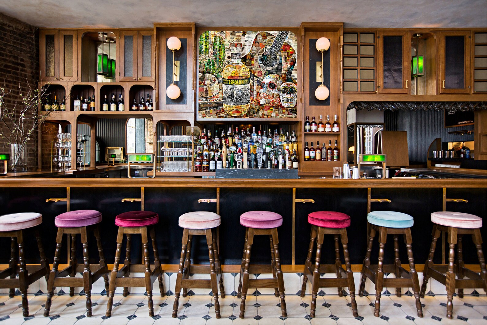 Liquor Art Collage Poster Gift Print - Tequila Espolon With Guitar and ...