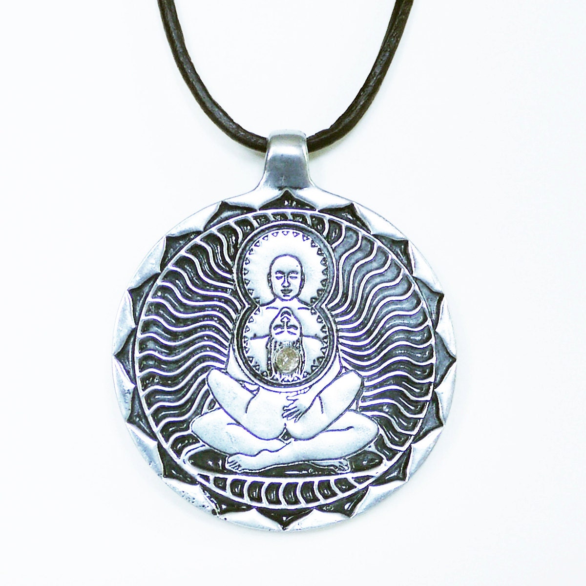 Sri Yantra Shiva Shakti Tantra Pendant Sacred Geometry | Etsy