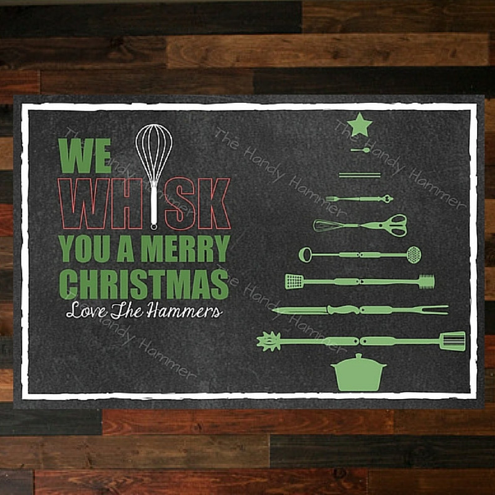Christmas Cards for Cooking or Foodie Family Fully Custom - Etsy
