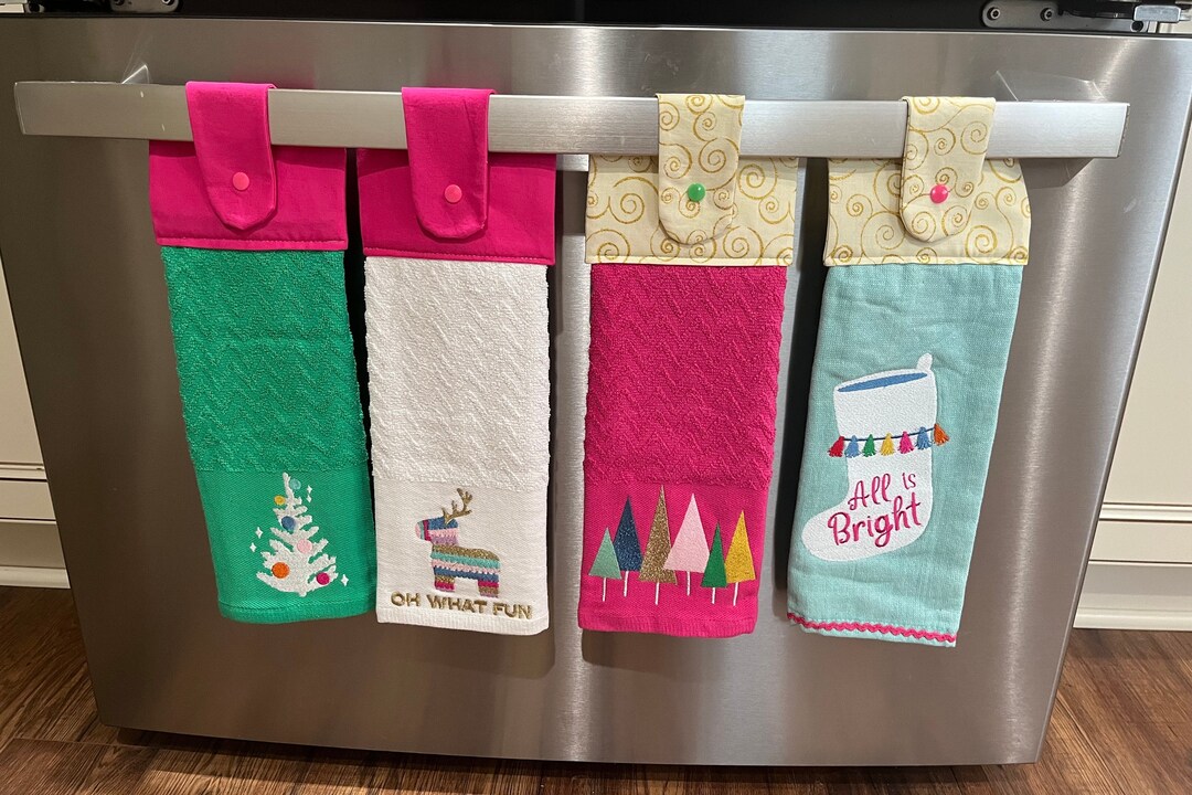 Christmas Decor Christmas Kitchen Towel Christmas Towel Holiday Towel ...