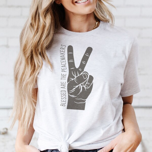 Blessed Are the Peacemakers Sign - Etsy