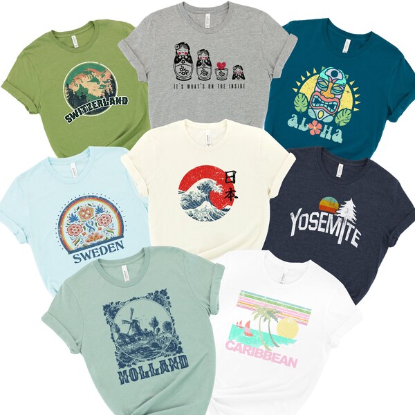 Travel T Shirt - Etsy