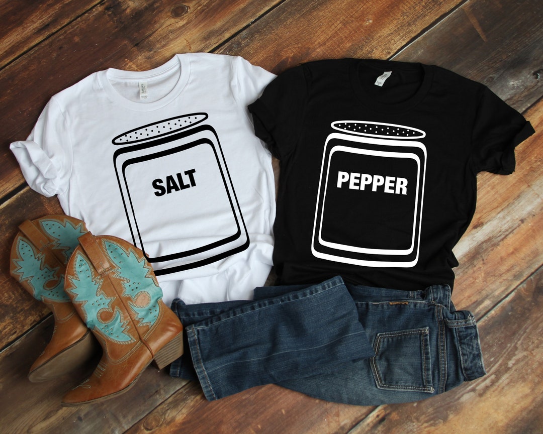 Salt & Pepper Shakers Halloween Party Costume T-shirts | Teacher, Team ...