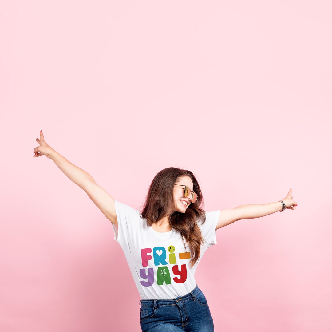 Fri=yay! Happy TGIF Friday Teacher Ultra Soft Graphic Tee Unisex Soft ...