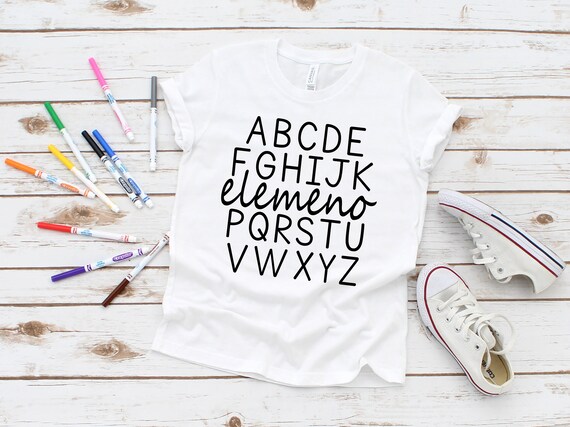 ABCDEFG HIJK Elemeno P Funny Alphabet Tee School Teachers | Etsy