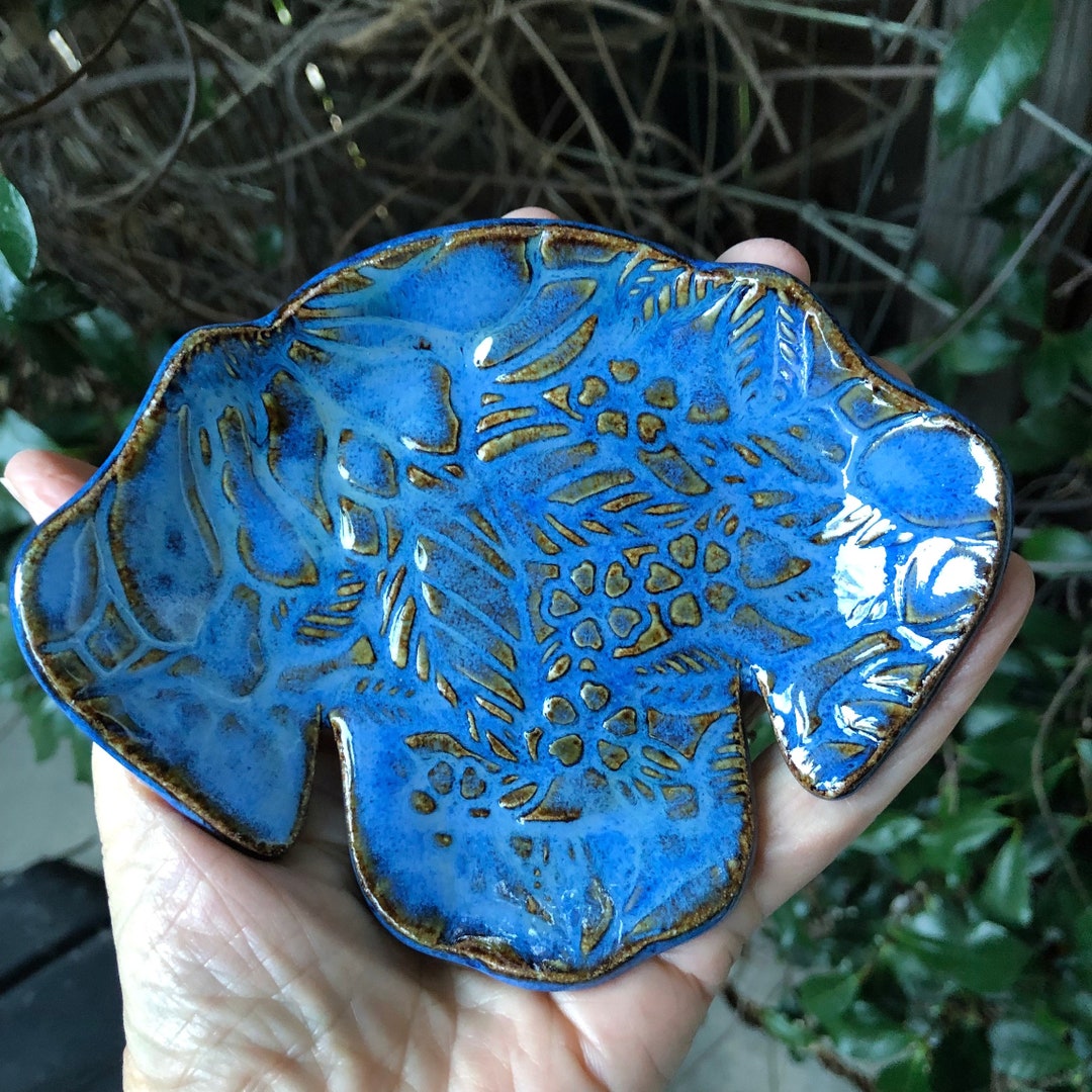 Dog Shaped Ring Dish Pottery, Handmade Dog Themed Jewelry Dish, Ceramic ...