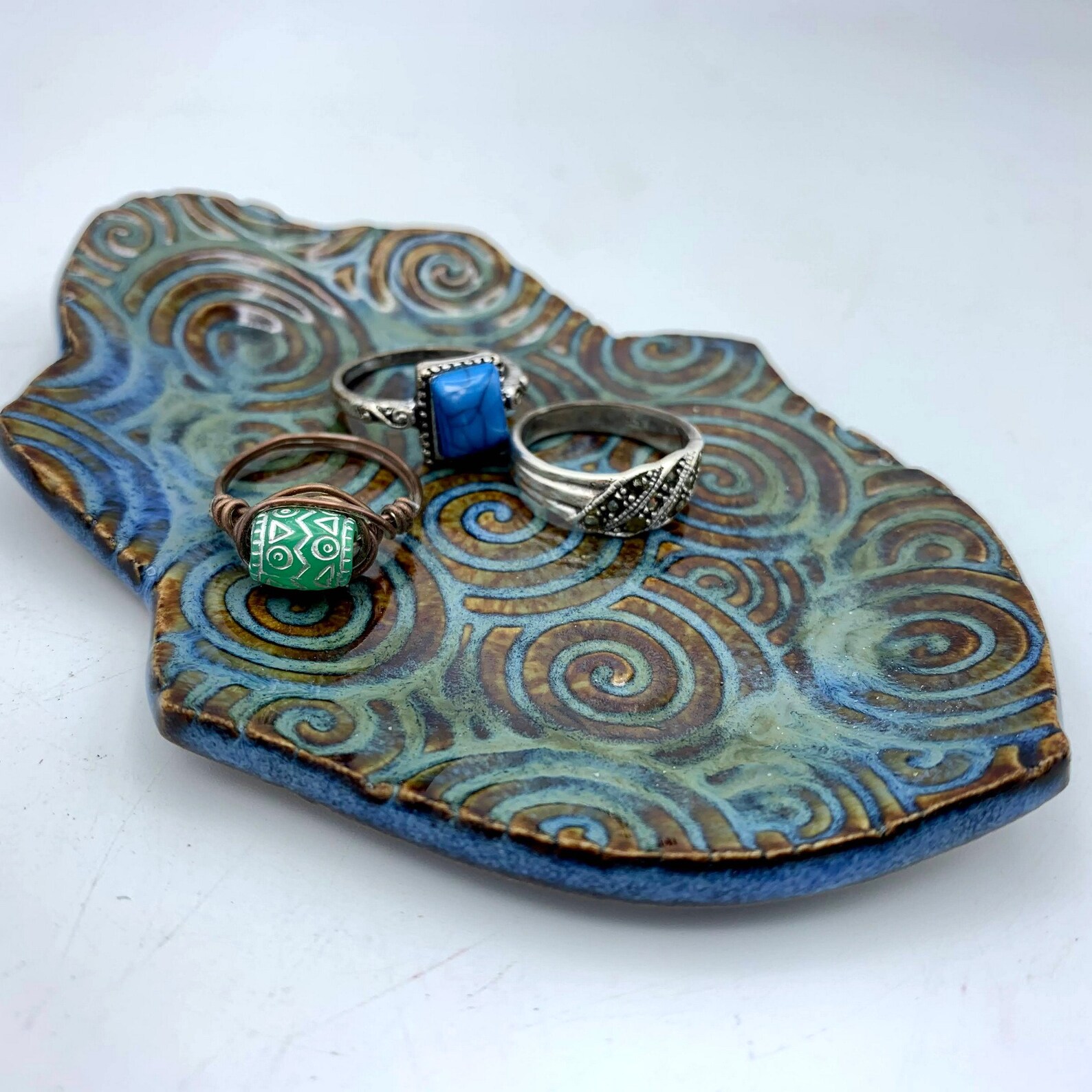 Handmade Ceramic Jewelry Dish Ceramic Vanity Night Table Ring | Etsy
