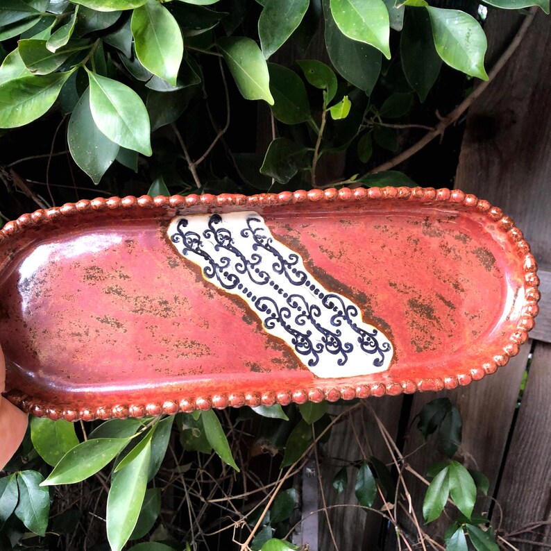 Handmade Ceramic Serving Tray, Handmade Stoneware Tray, Ceramic Serving ...