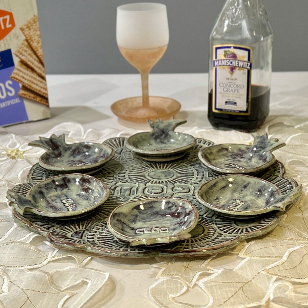 Seder Plate, Passover Seder Plate, Seder Plate and Bowls, Seder Plate ...