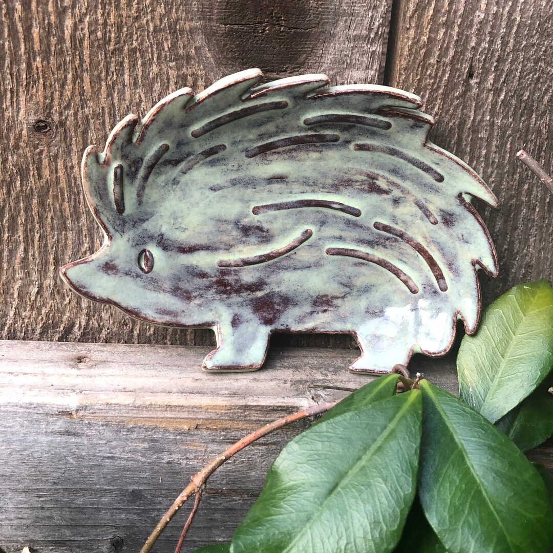 Handcrafted Adorable Hedgehog-inspired Ceramic Dish, Handcrafted With ...