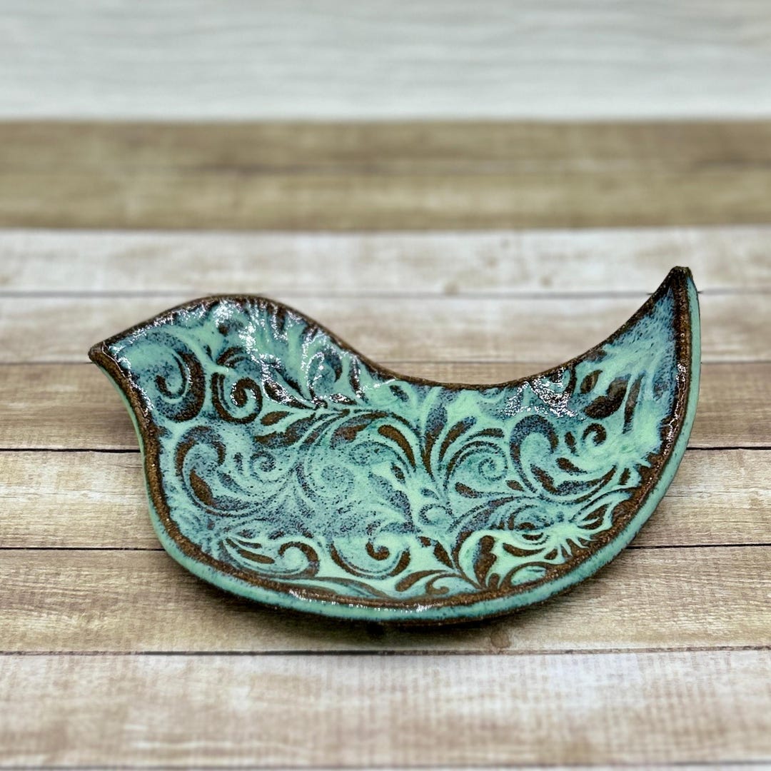 Bird Dish, Ceramic Bird-shaped Bowl, Dove Dish Pottery, Bird Gift ...