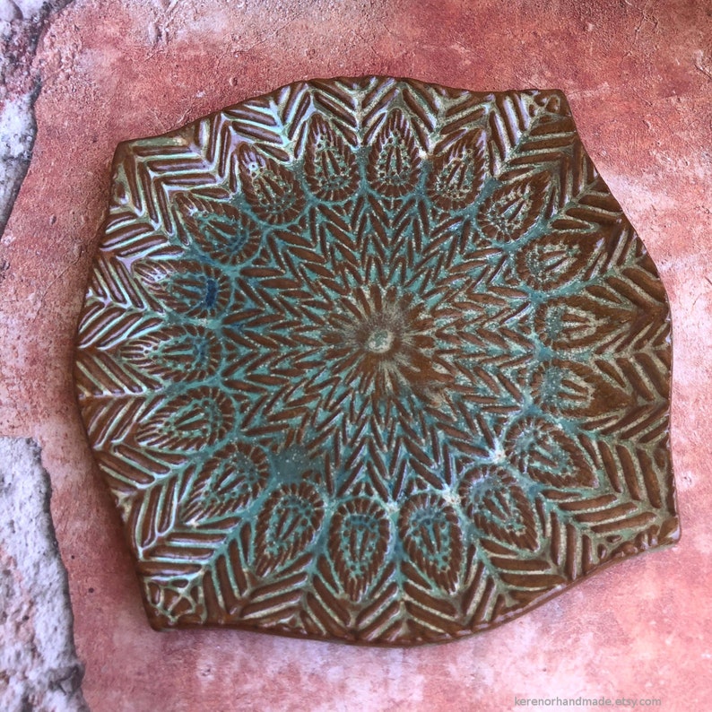 Handmade Ceramic Serving Tray Ceramic Tray Clay Fruit - Etsy