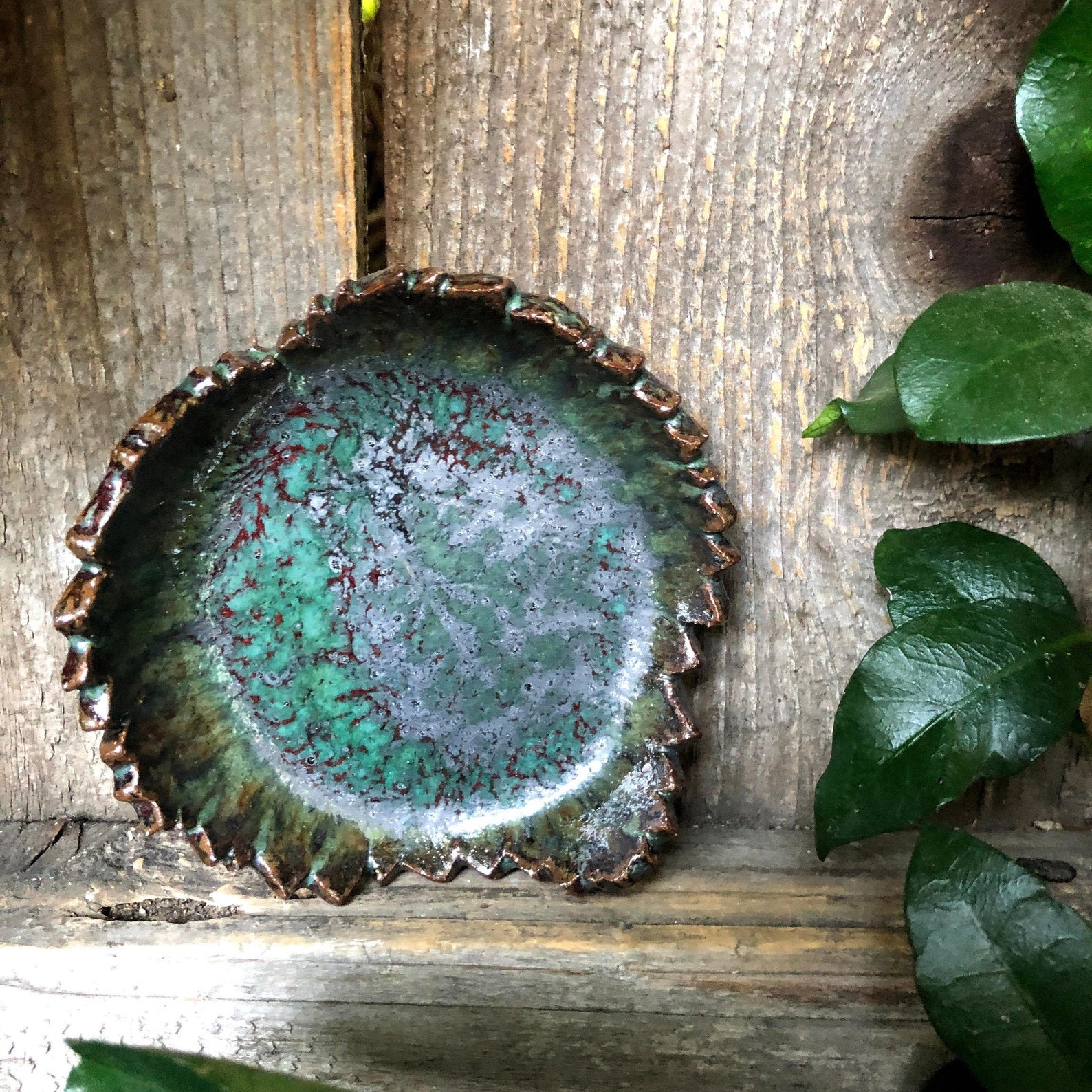 Grape Leaf Dish Real Leaf Ceramic Handmade Pottery Leaf Dish - Etsy