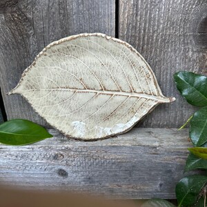 Leaf Dish, Pressed Hydrangea Leaf Pottery Bowl, Jewelry Leaf Dish, Home ...