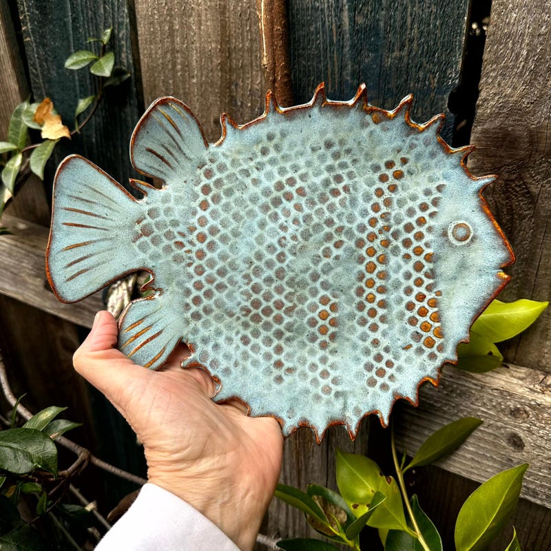 Pottery Fish - Etsy