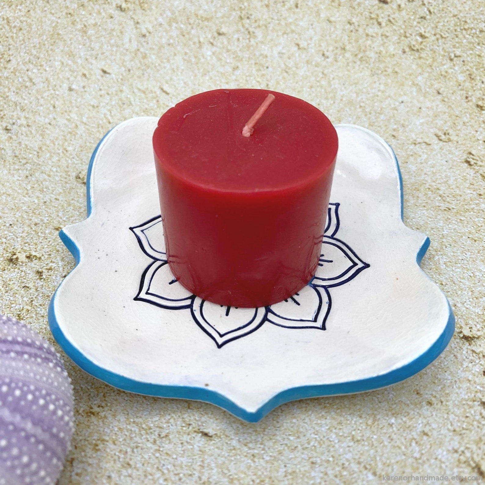 Ceramic Mandala Dish Ceramic Jewelry Dish Yoga Mandala Dish - Etsy