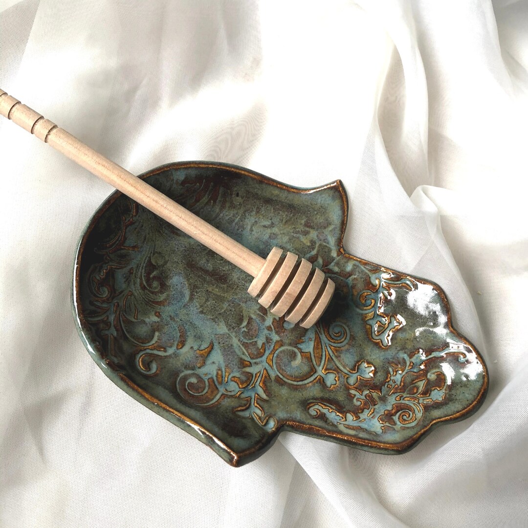 Handmade Ceramic Hamsa Ring Dish Pottery Hamsa Jewelry Dish - Etsy