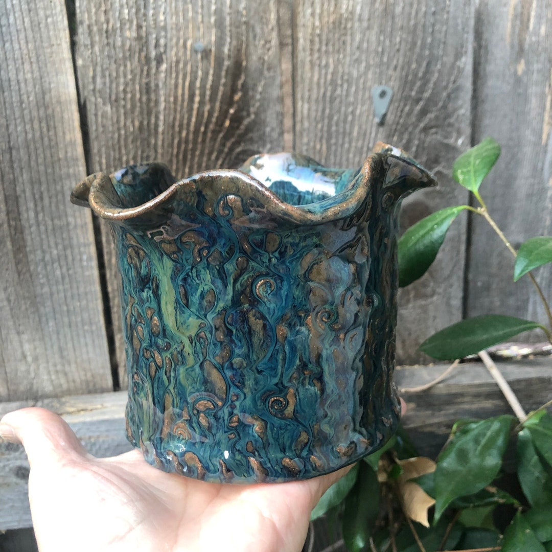 Flower Vase, Ceramic Flower Vase, Succulent Pottery Vase, Home Pottery ...