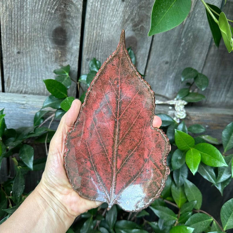 Leaf Dish, Handcrafted Mulberry Leaf Bowl, Pressed Mulberry Leaf Bowl ...