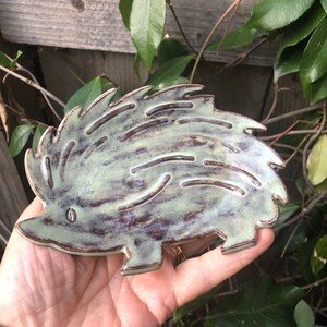 Handcrafted Adorable Hedgehog-inspired Ceramic Dish, Handcrafted With ...