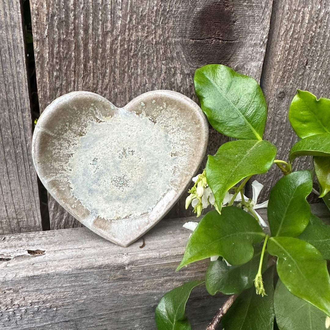 Heart Dish, Heart-shaped Ceramic Dish, Ideal Pottery Gift, Small ...