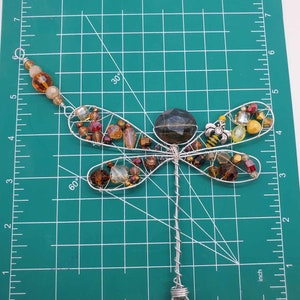 Beaded Dragonfly Sun Catcher, Dragonfly, Dragonfly Suncatcher, Anisoptera, Odonata, Suncatcher ...