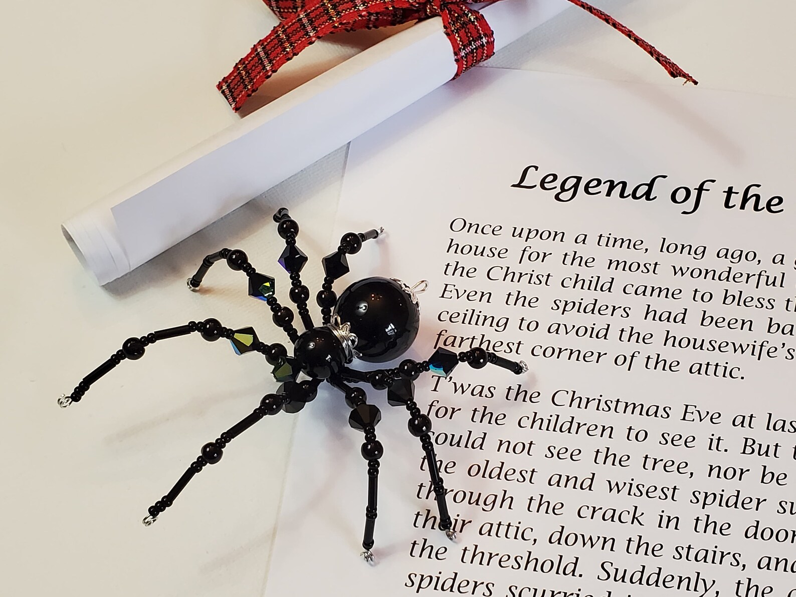 Christmas Spider Ornament With Christmas Spider Legend Spider - Etsy