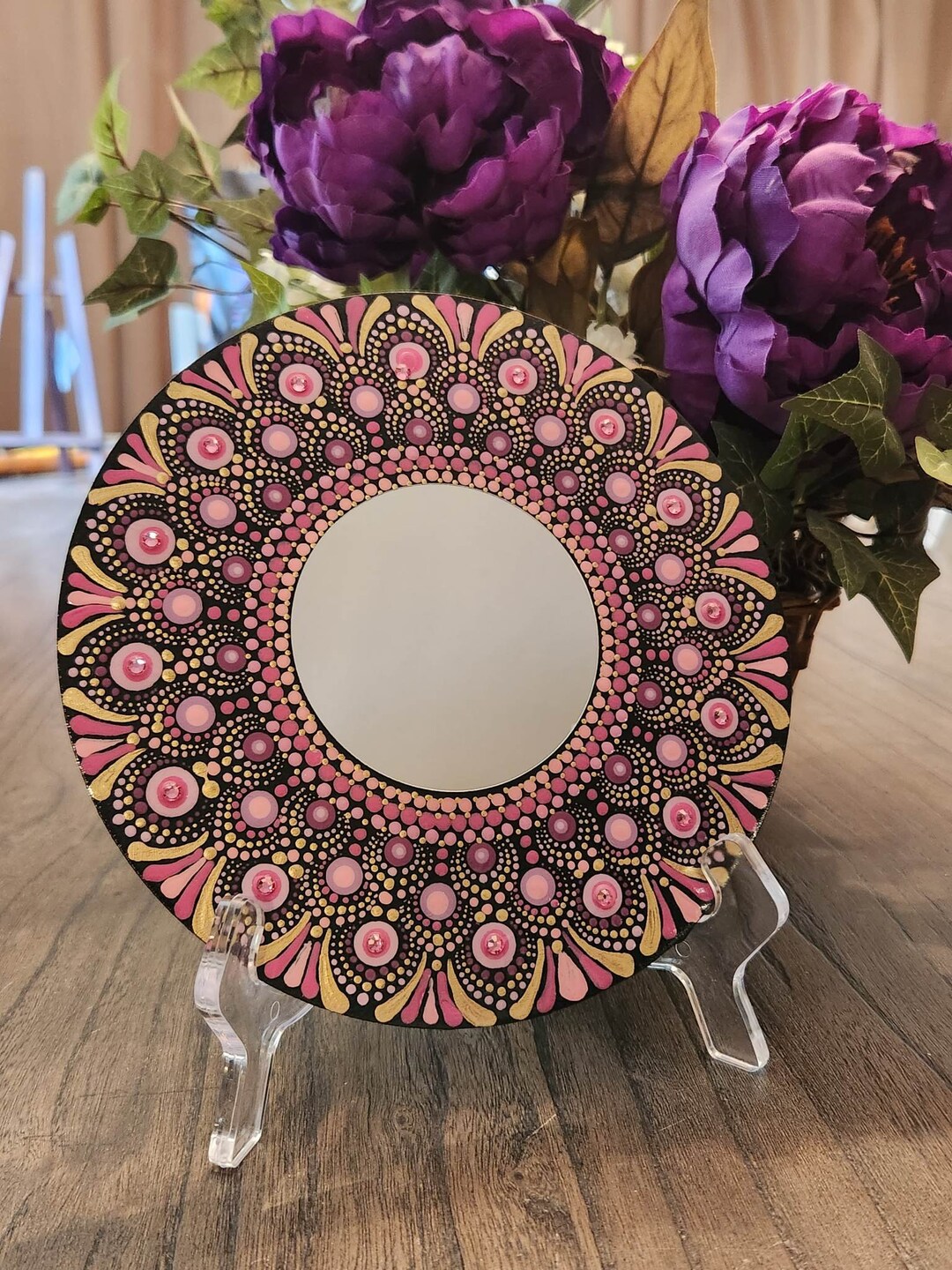 Mandala Art - Mandala - Mirror Wall Art - Hand Painted Mandala ...