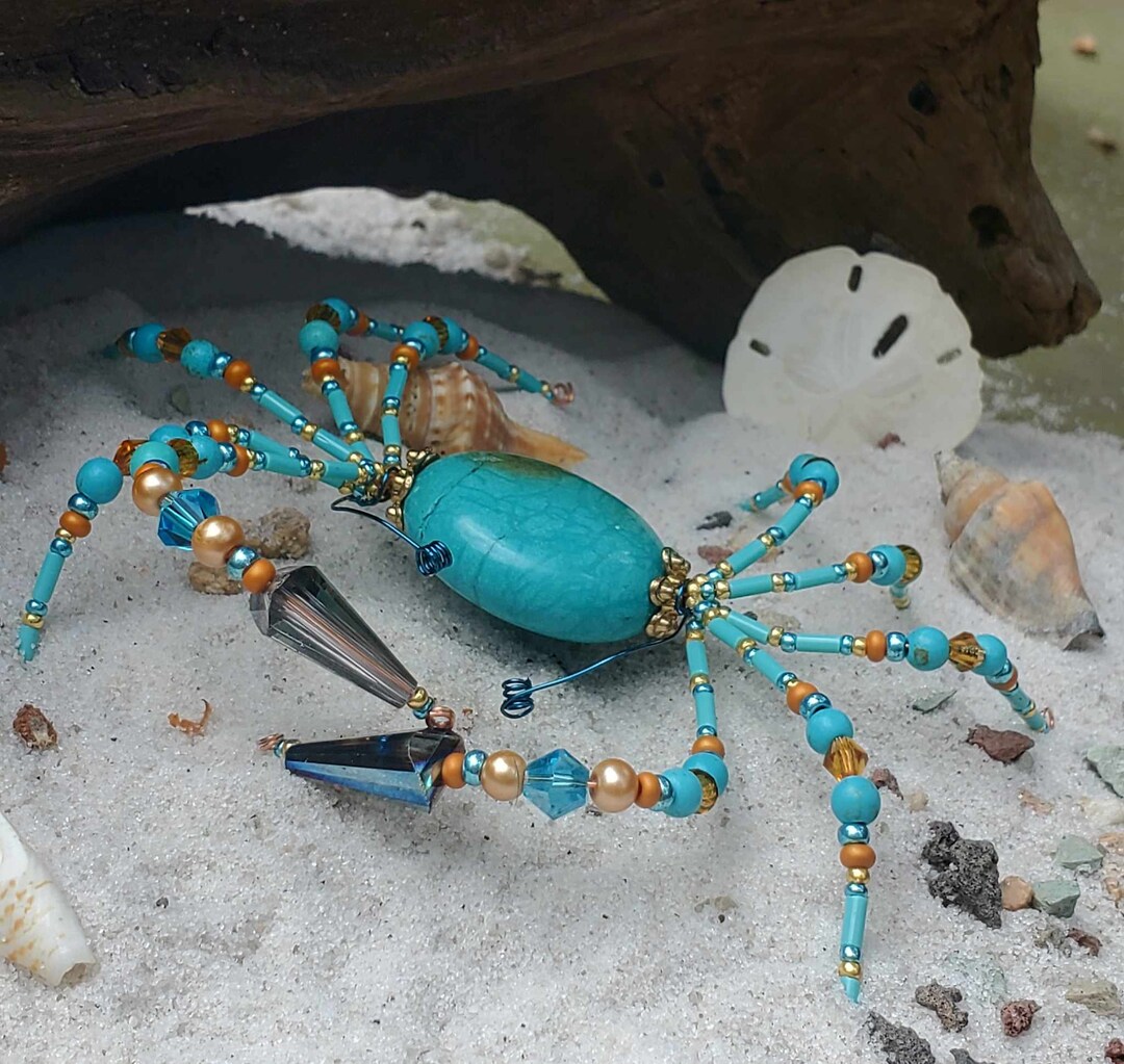 Crab, Beaded Crab, OOAK Crab, Crab Suncatcher, Crabs, Decapod ...