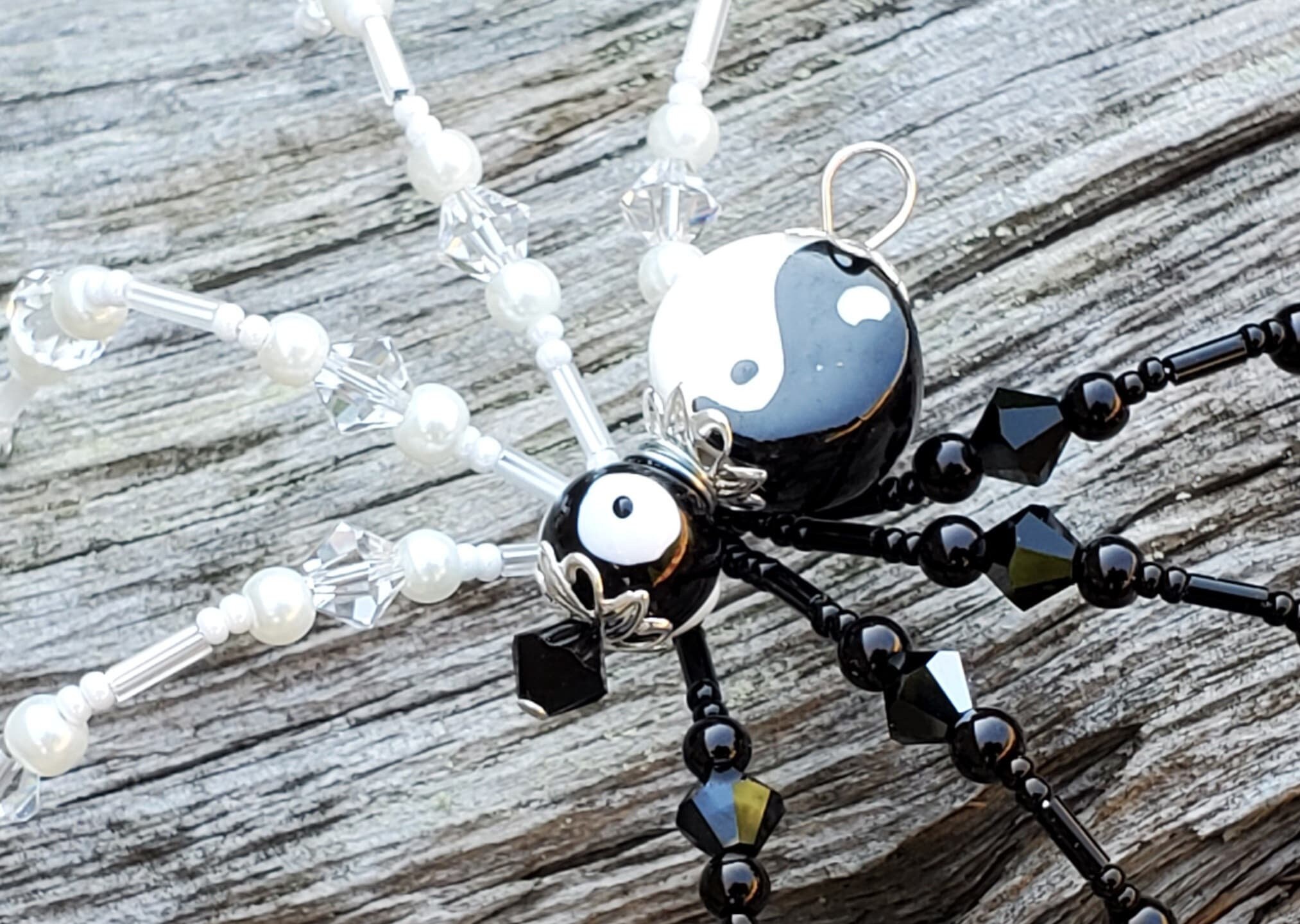 Christmas Spider Ornament: Swarovski Crystal Accent, Holiday Decor - Etsy