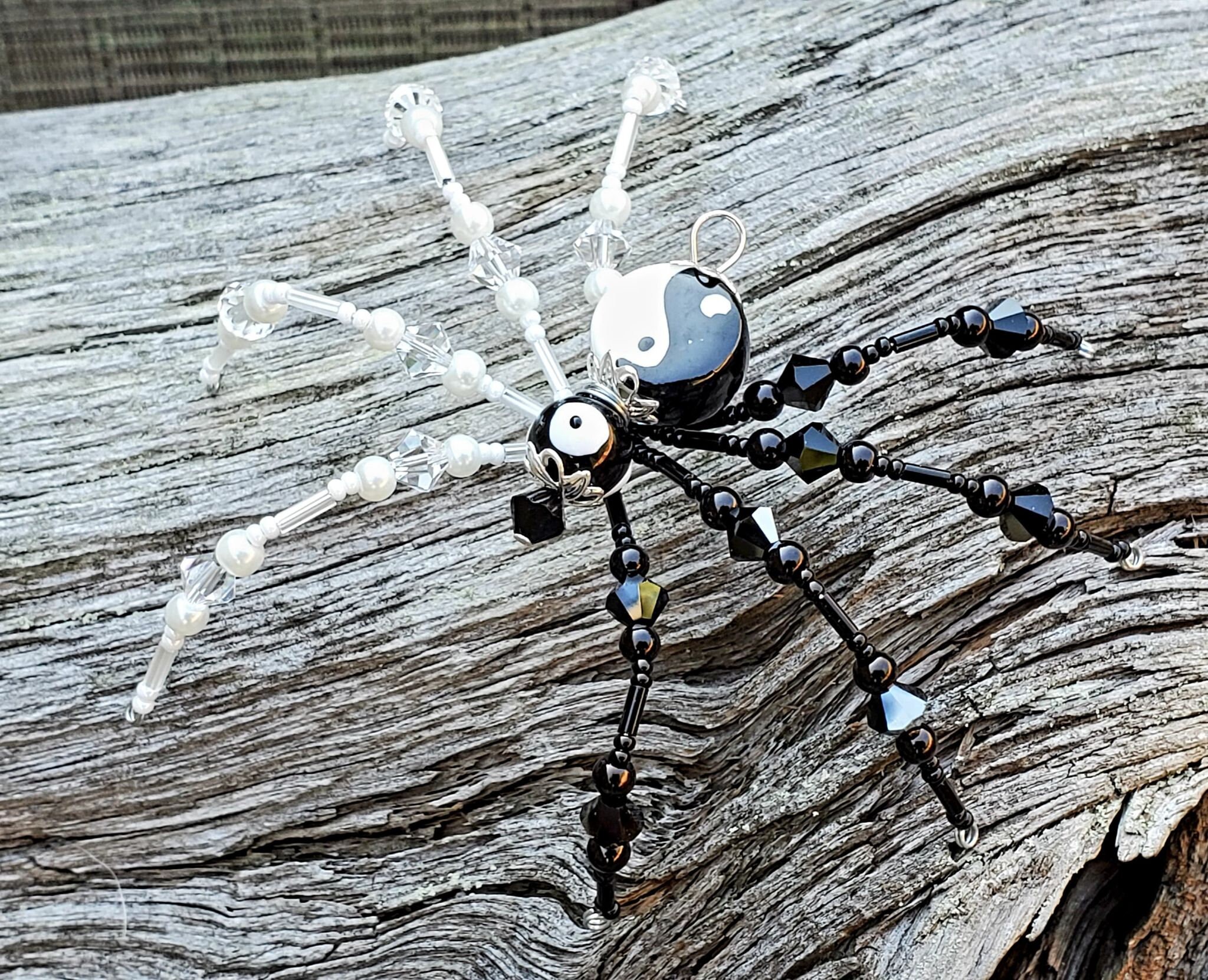 Christmas Spider Ornament: Swarovski Crystal Accent, Holiday Decor - Etsy