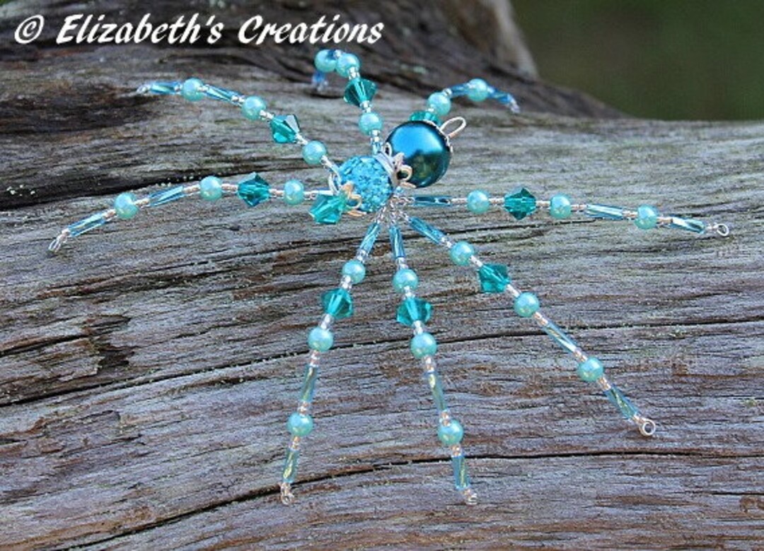 Christmas Spider Ornament With Swarovski Crystals and Legend - Etsy