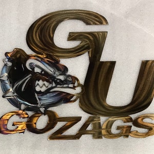 Gonzaga University Bulldogs Metal Wall Art Metal Home Decor Licensed ...