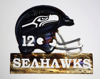 Seahawks Metal Sign - Etsy