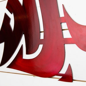 WSU Cougars Metal Wall Art | Washington State Welcome Sign - Etsy