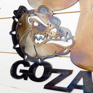 Gonzaga University Bulldogs Metal Wall Art Metal Home Decor Licensed ...